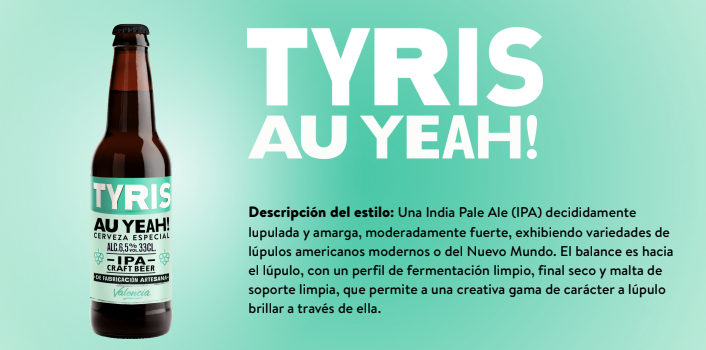 Tyris lanza una nueva IPA al mercado - Actualidad PROAVA